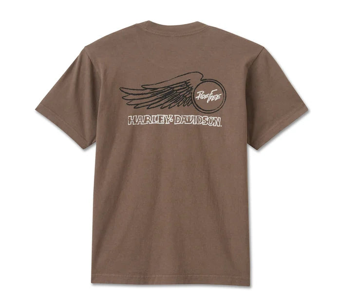 Harley-Davidson® Willie G Winged Wheel Tee Dark Grey - 96899-24VX ...